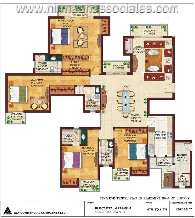 DLF Capital Greens |9891114113| 2BHK 3BHK 4BHK Penthouse Studio ...