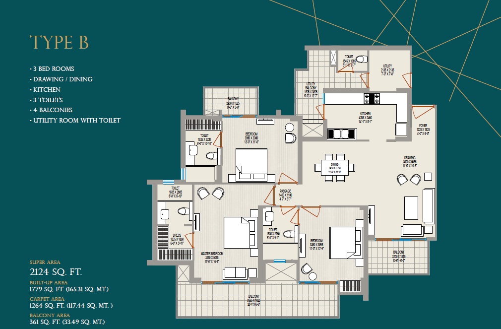 Ivy County |9891114113| Premium Luxury 3 & 4 BHK Flats, Sector 75 Noida ...